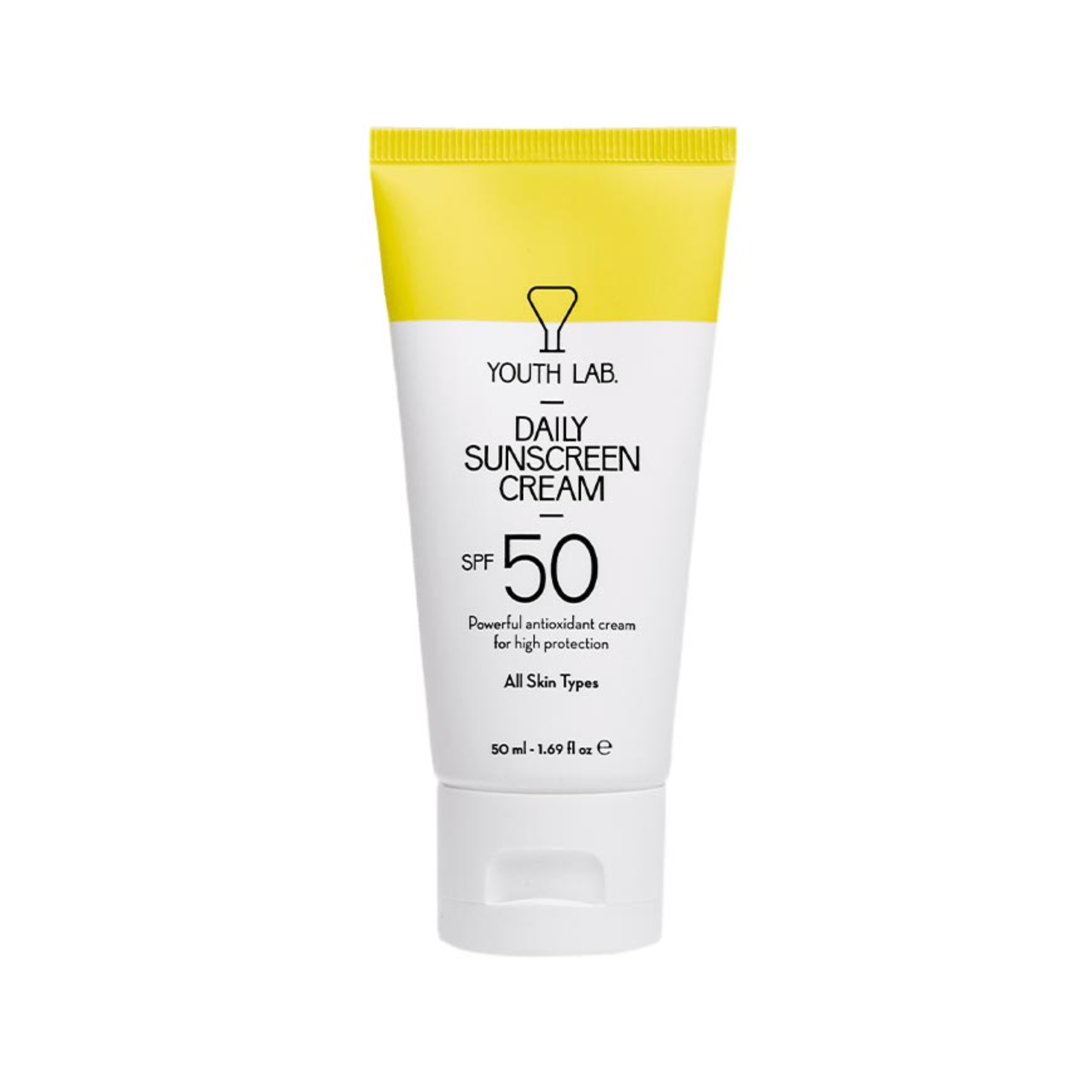 Youth Lab Daily Sunscreen Cream SPF 50 (Non-Tinted) 50ml | SkinRoots