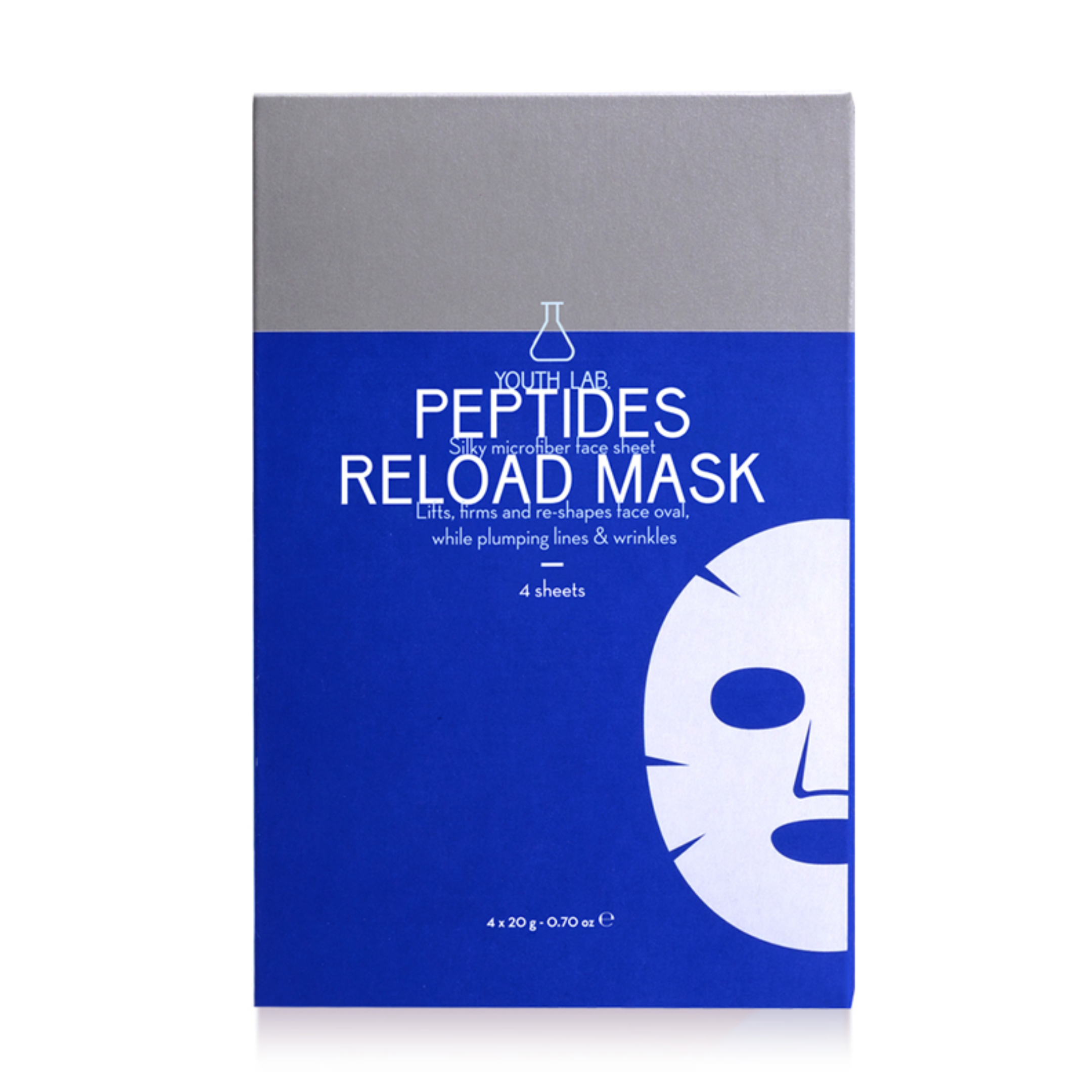Youth Lab Peptides Reload Sheet Masks (Box of 4) | SkinRoots